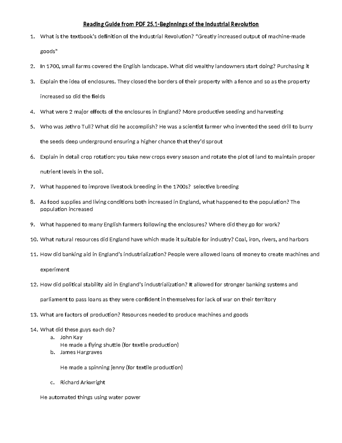 IR Reading Guide - Reading Guide from PDF 25-Beginnings of the ...