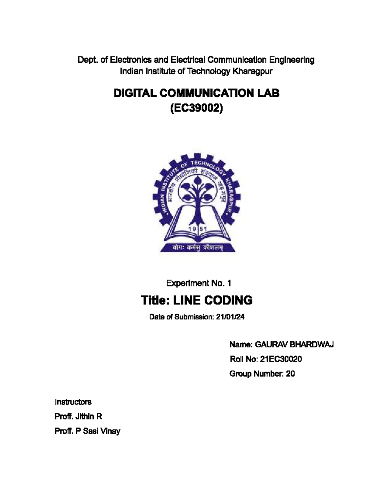 Line Coding - Digital Electronics - Studocu
