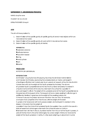Lab report 1 (compound pendulum) - Copy - Experiment No. 2 Date: 03/03 ...