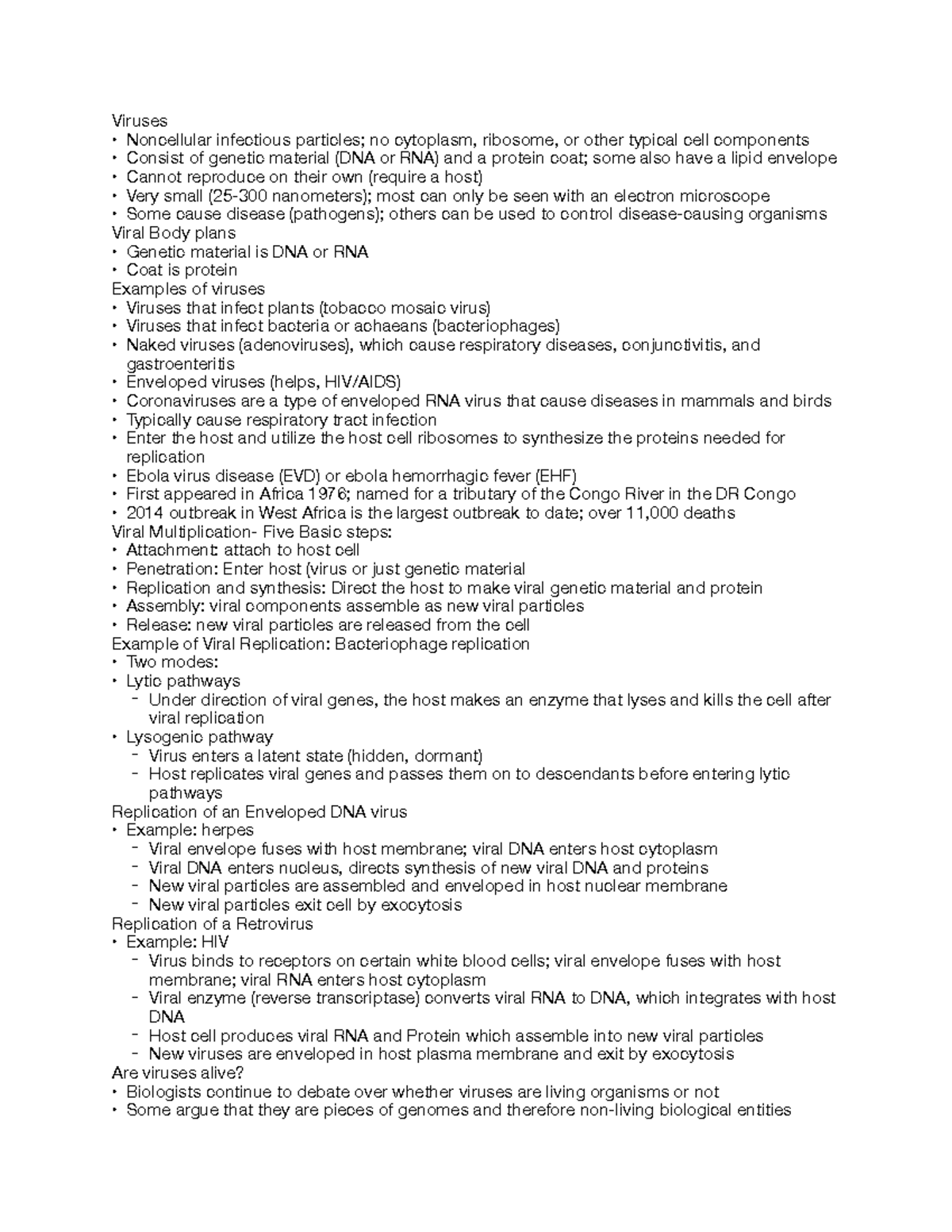 Lecture 5.pdf - Dr. Tenzing Ingty - Viruses Noncellular infectious ...