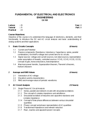 Tutorial 01 BEEE - Tutorial 01: DC Circuit Analysis Obtain the ...