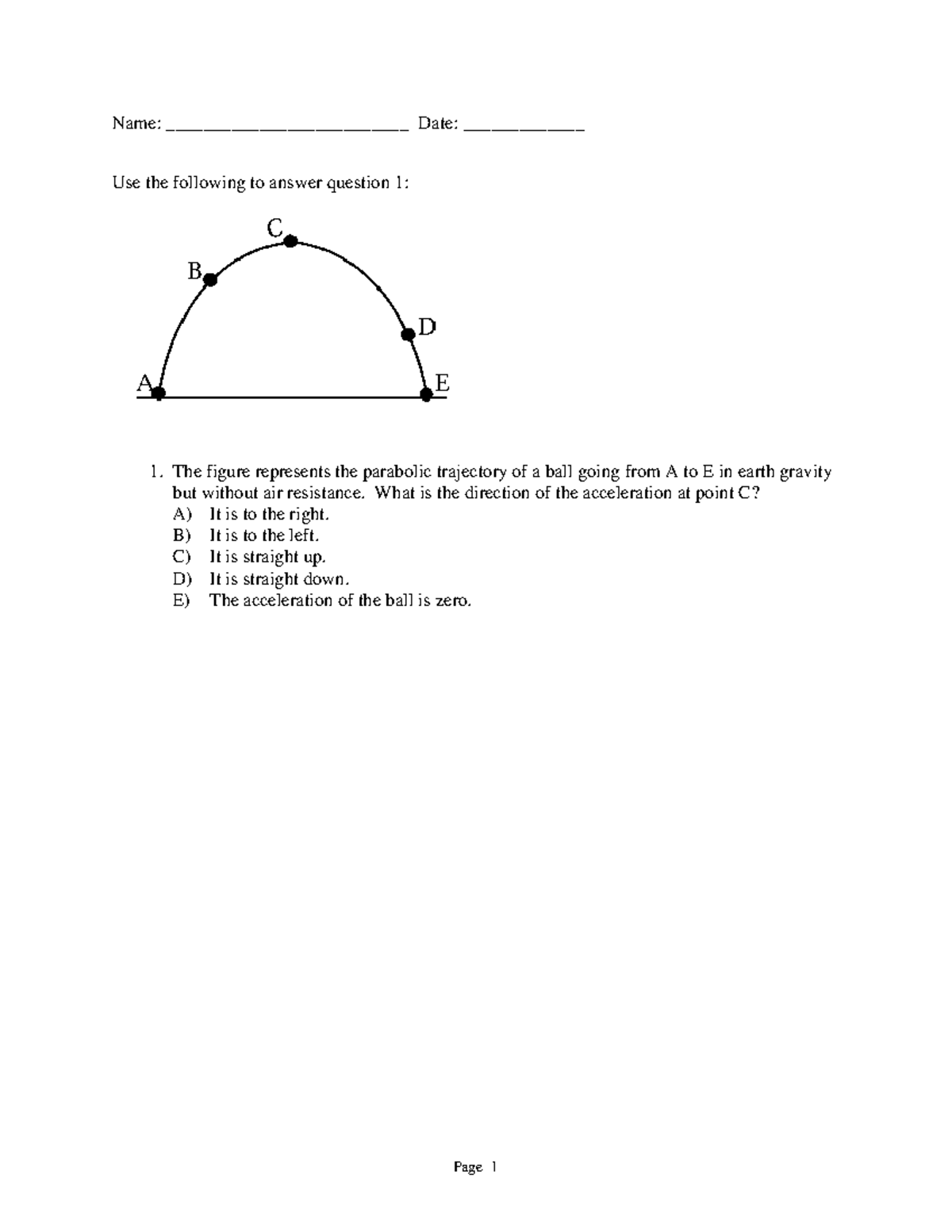 AP Physics Break Packet (1-115) Only - Name ...