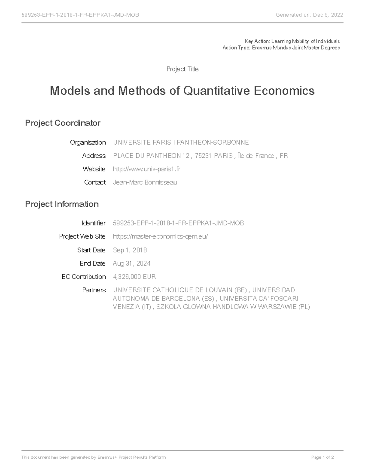 Project 599253 EPP 1 2018 1 FR Eppka 1 JMD MOB - 599253-EPP-1-2018-1-FR ...