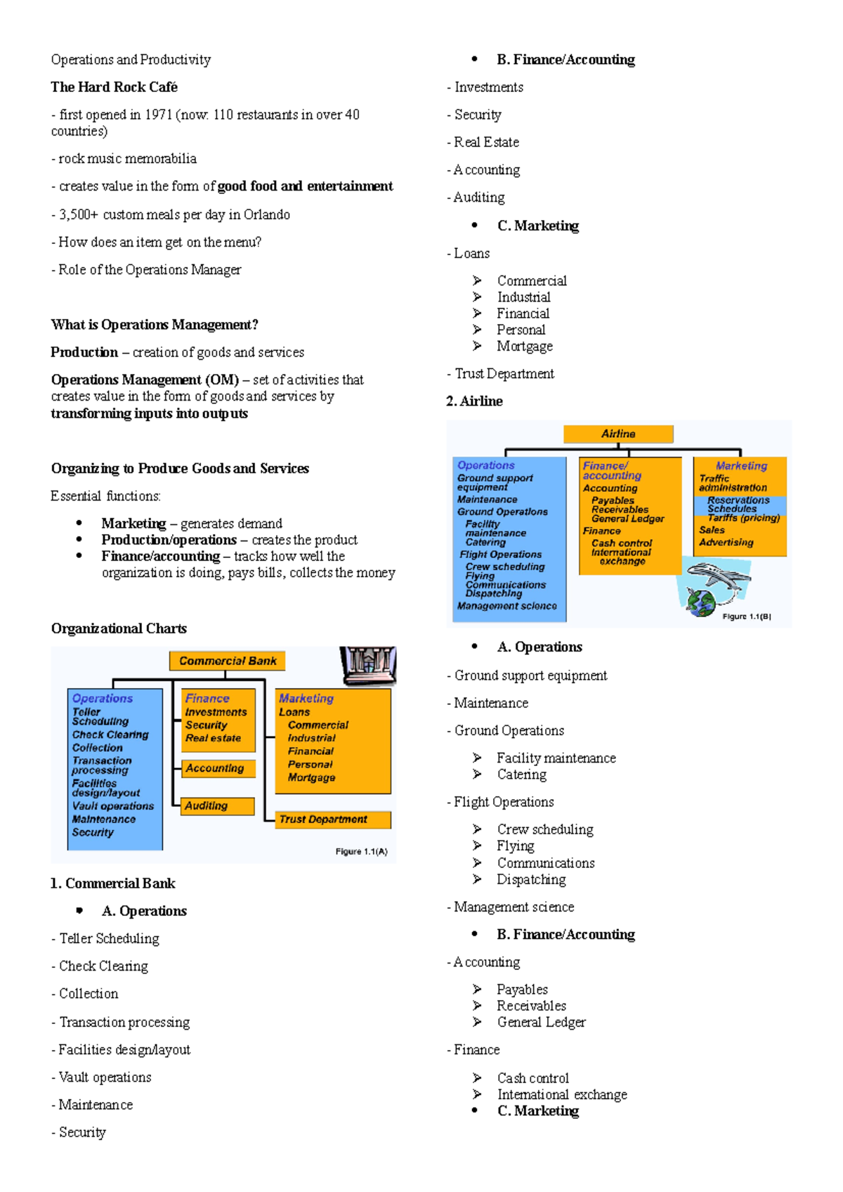 Operations and Productivity - Operations Teller Scheduling Check Clearing Collection Transaction ...