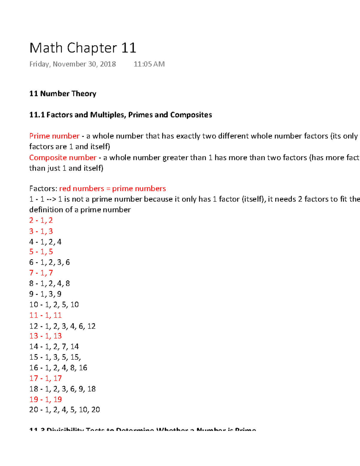 Math Chapter 11 - Professor Raver - Warning: TT: undefined function: 32 ...