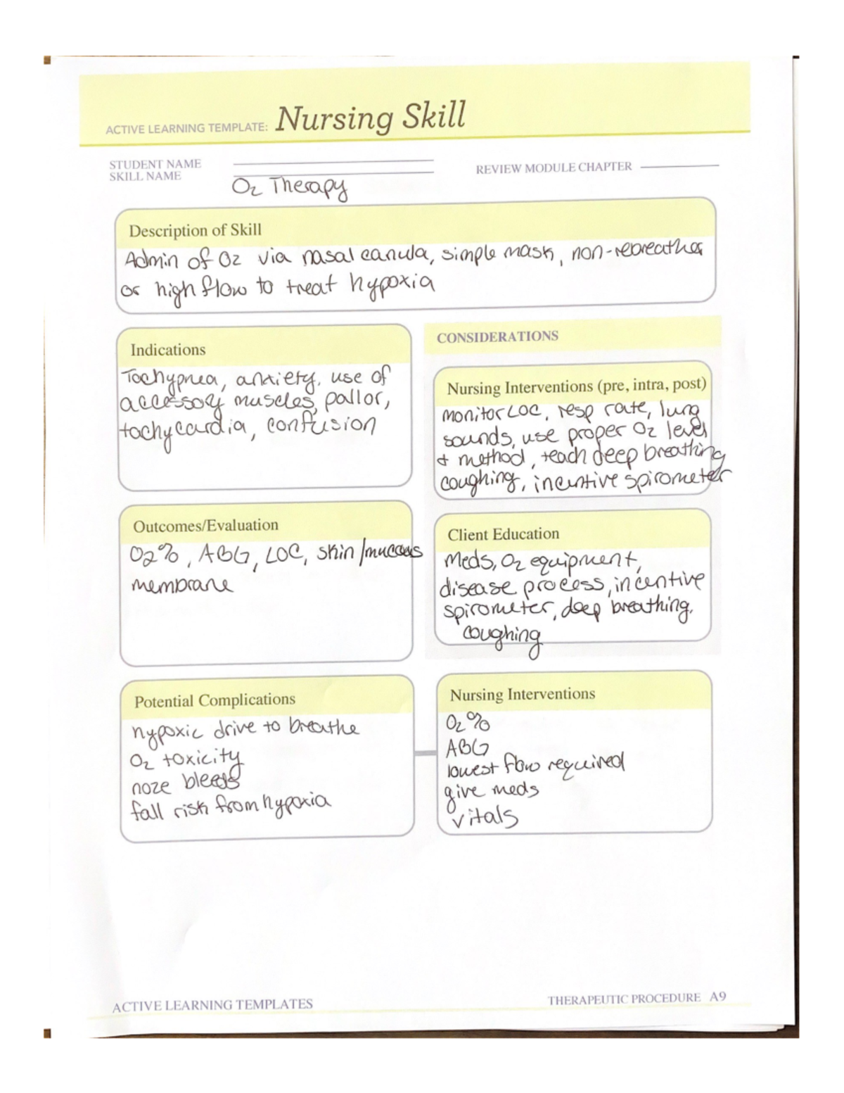 Proctored Remediation ATI Active learning templates - 307 - Studocu