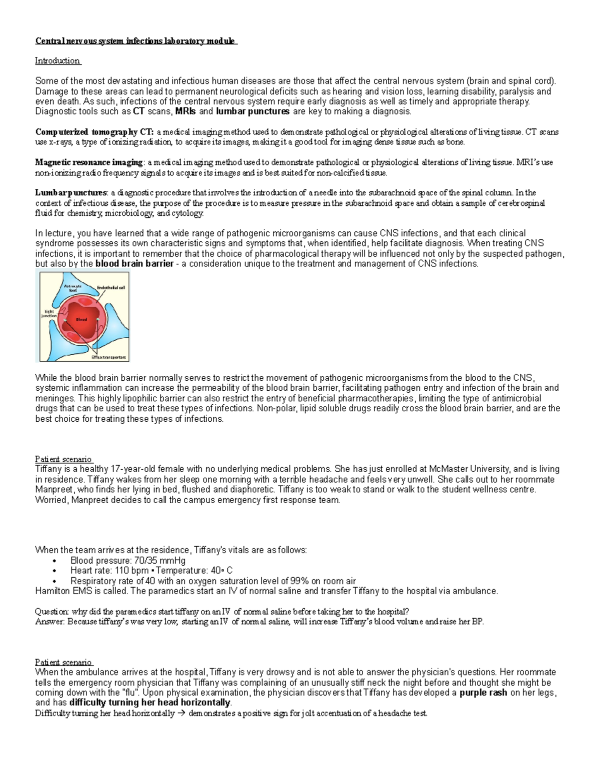 CNS Module Micro - Central nervous system infections laboratory module ...
