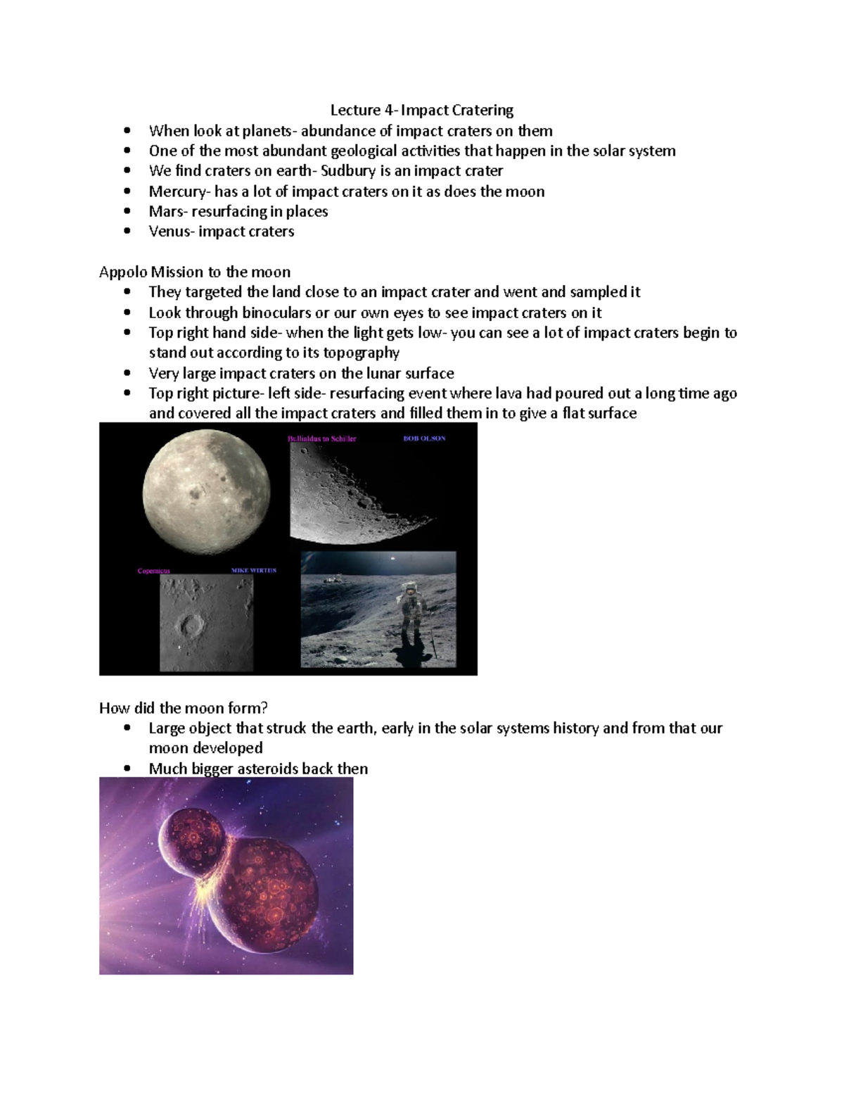 Lecture 4- Impact Craters from 2021 online course. No need to waste ...