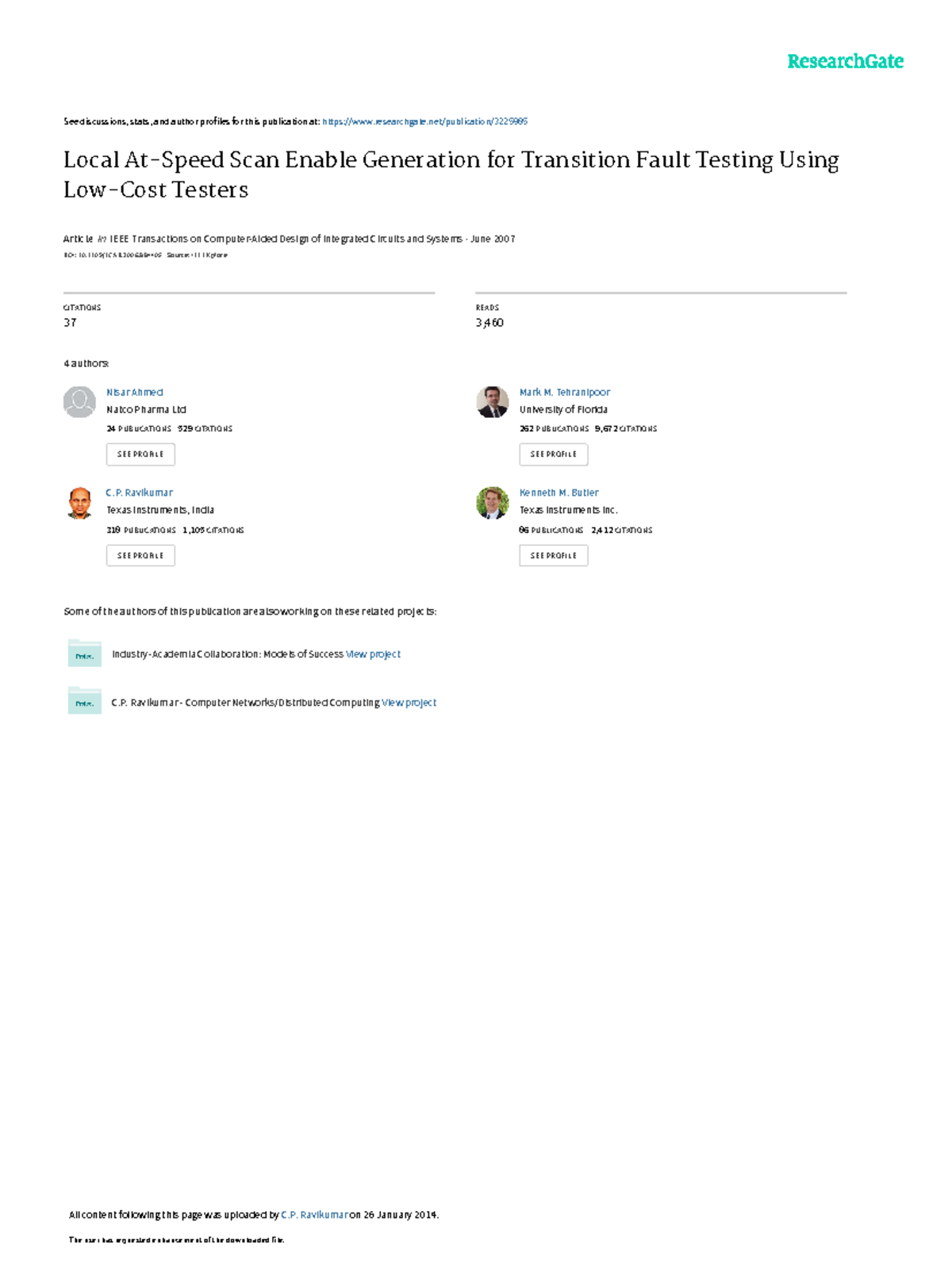 Local At Speed Scan Enable Generation For Transiti See Discussions Stats And Author Profiles