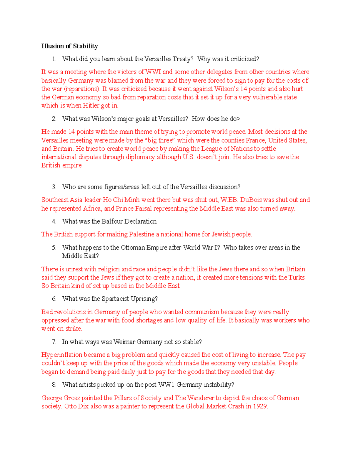 Illusion of Stability Module Questions - Illusion of Stability What did ...