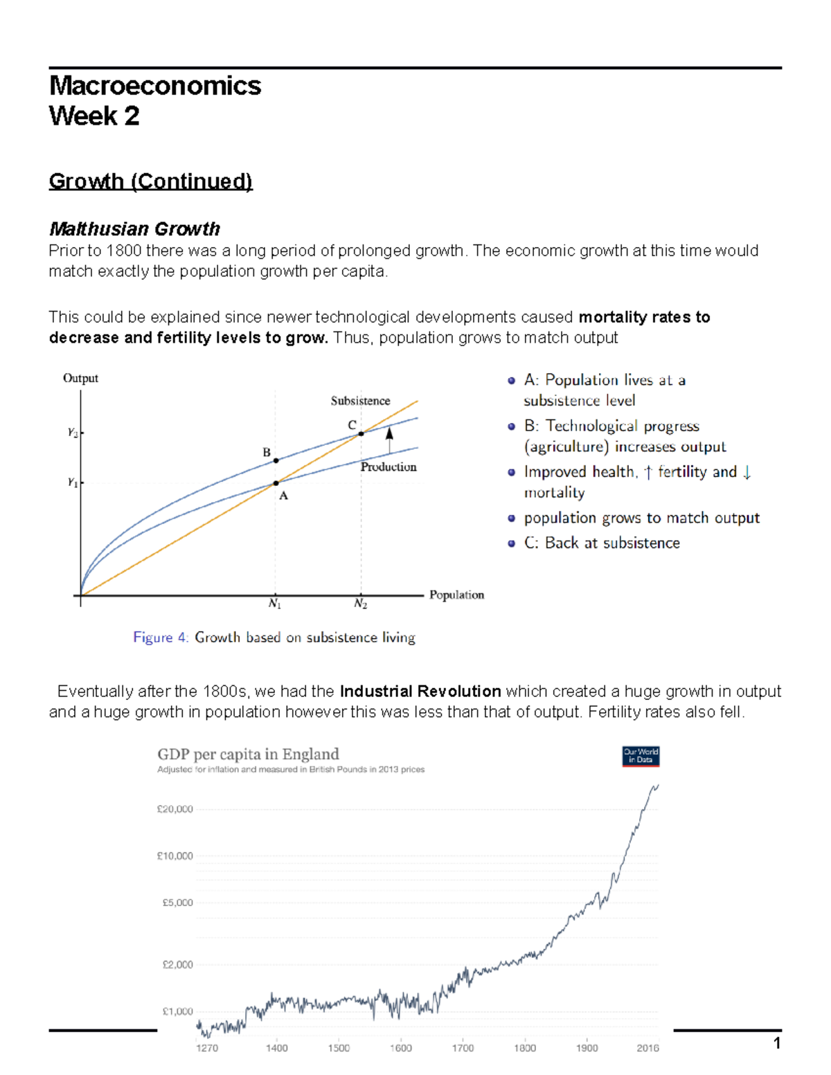 Week 2 - Intermediate Macroeconomic notes, very useful composed by me ...