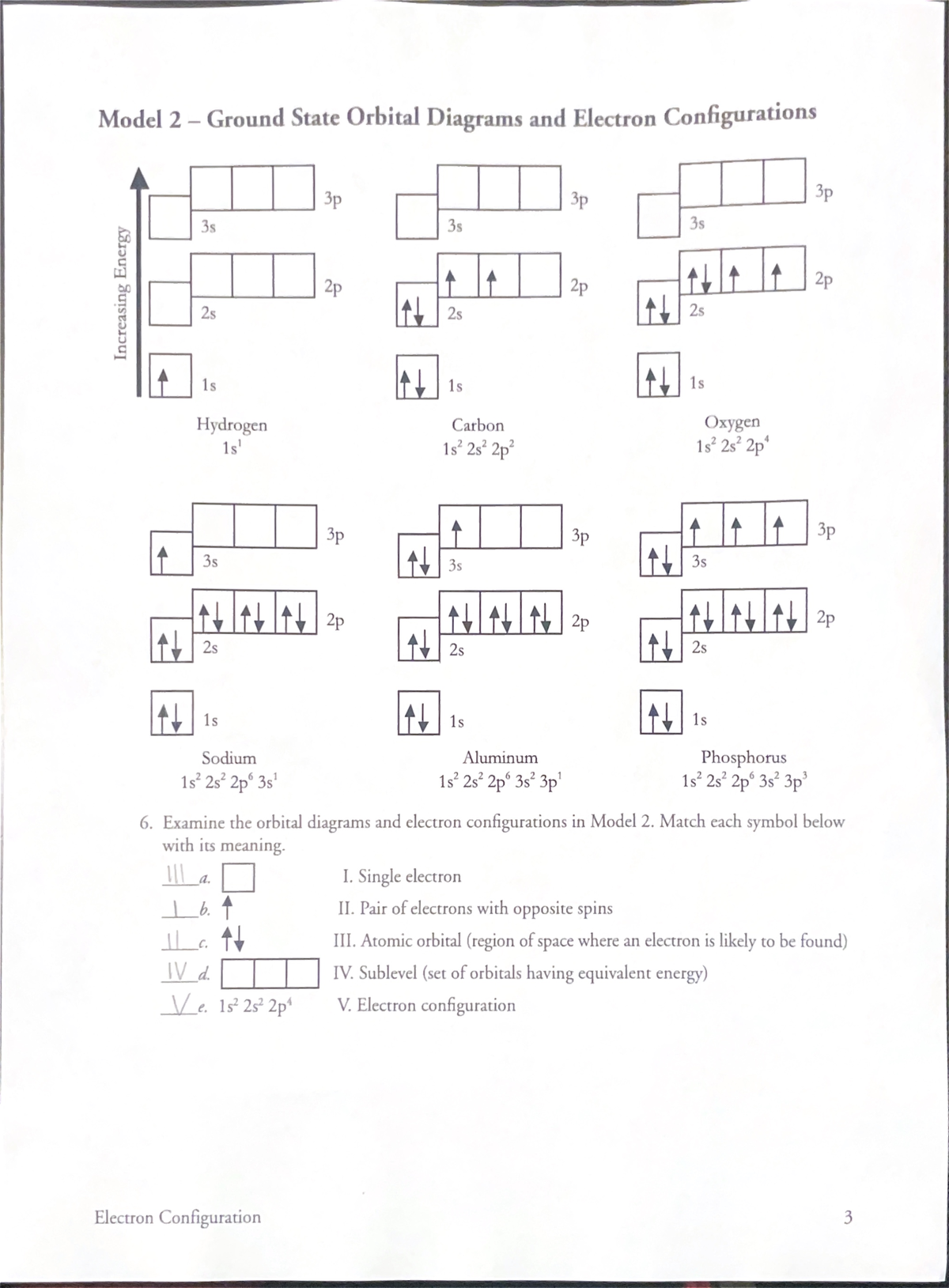 Electron Configuration Packet Pages 3-6 (Oct 30, 2024 at 5 10 PM ...