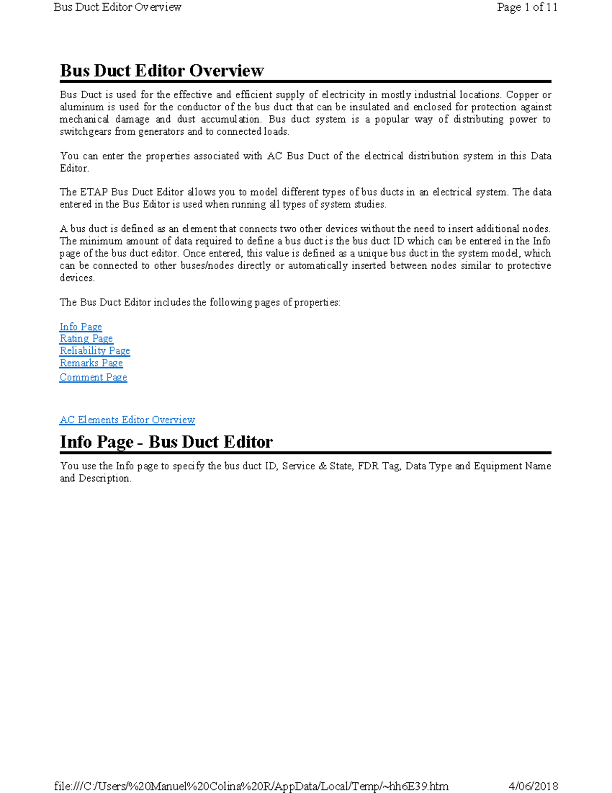 analisis de cortocircuito - Bus Duct Editor Overview Bus Duct is used ...