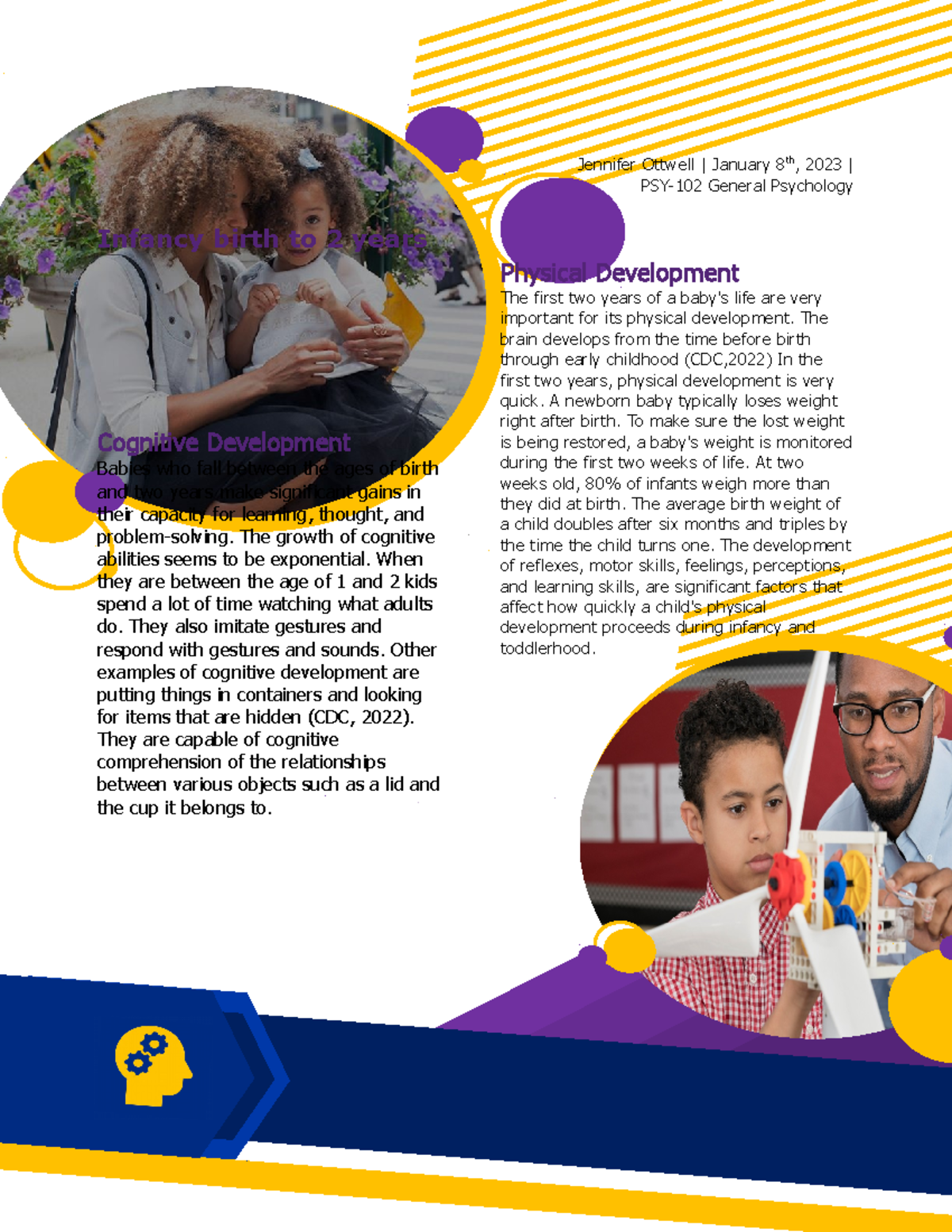 Development Newsletter - PARENT TEACHERS ASSOCIATION 20XX Infancy birth ...