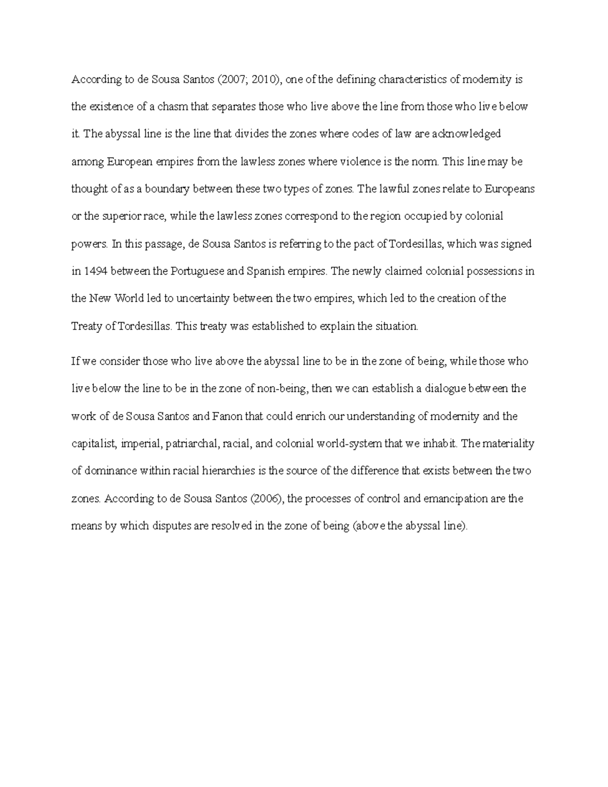 7 - xcfv,bjh,kbjbjh,cgh - According to de Sousa Santos (2007; 2010 ...