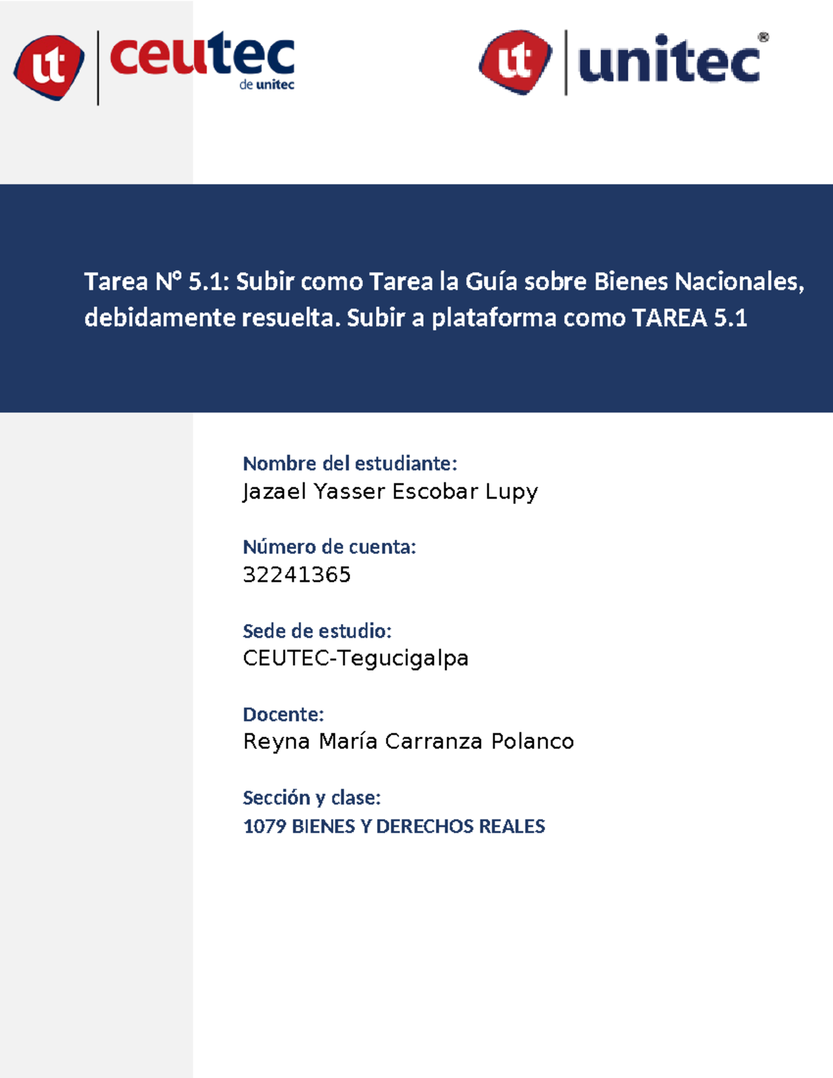 Guia - guia de repaso - Nombre del estudiante: Jazael Yasser Escobar ...