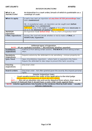 Dispute Resolution Unit 10 & 11 Witness Statements, Expert & Hearsay ...