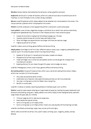 Btec level 3 it unit 1 revision guide - Studocu