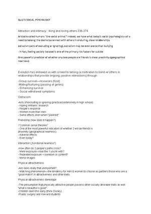 Social Psychology test 1 - Social Psychology Ch. 1 Research in Social ...