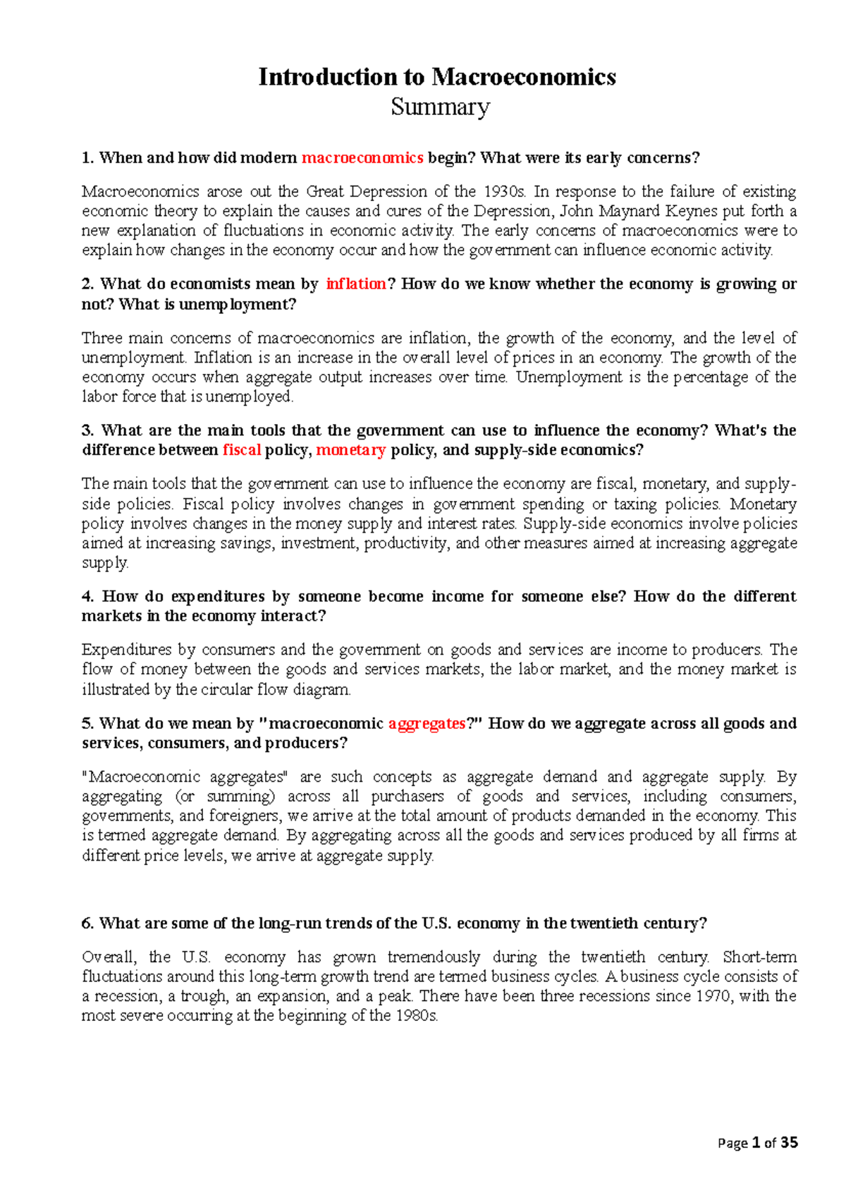 Macro Revision - Ecercises and questions from all chapters ...