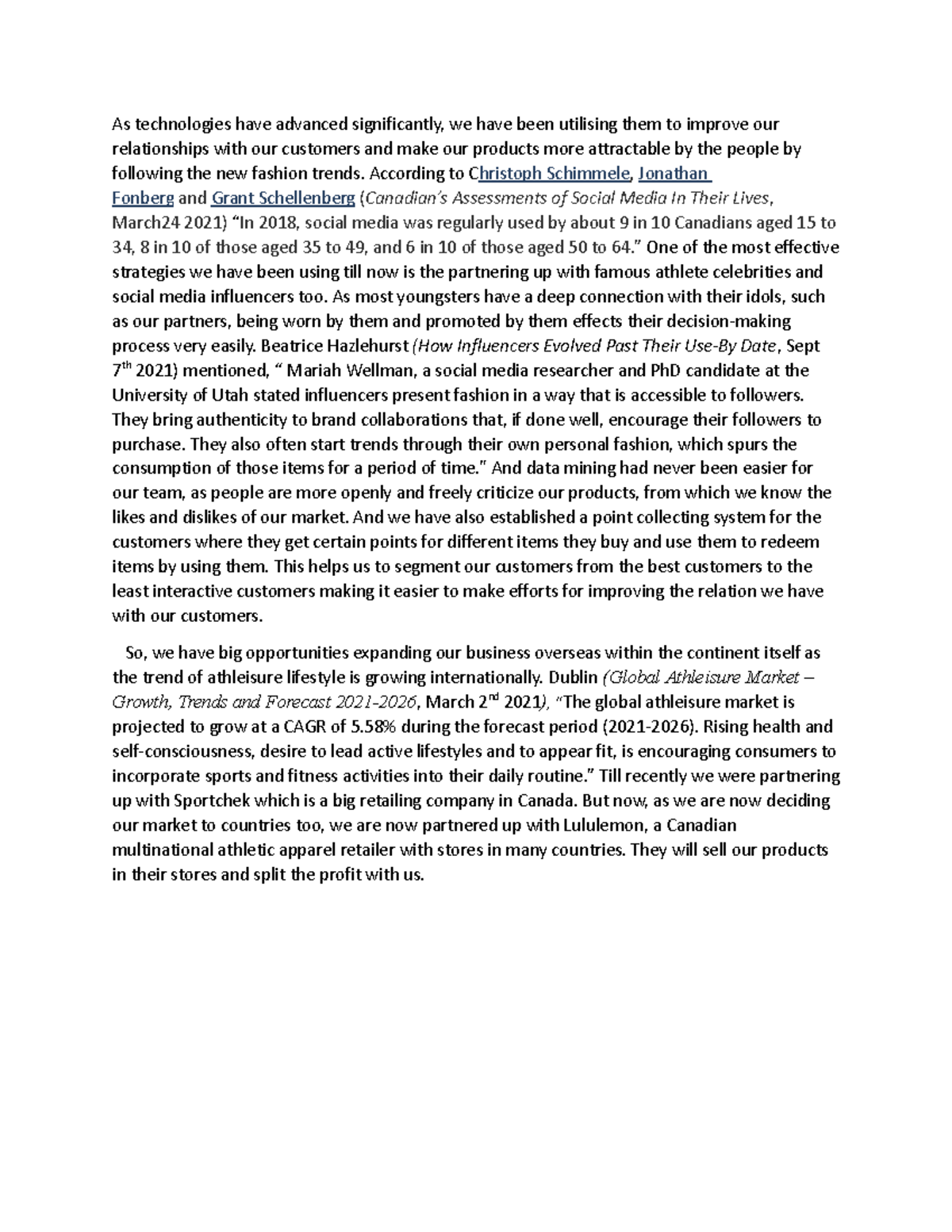 Joy Part - ICA - As technologies have advanced significantly, we have ...