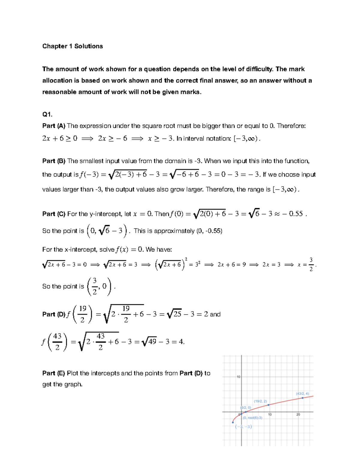 Chapter 1 Solutions 2022-09-3 - Chapter 1 Solutions The amount of work ...