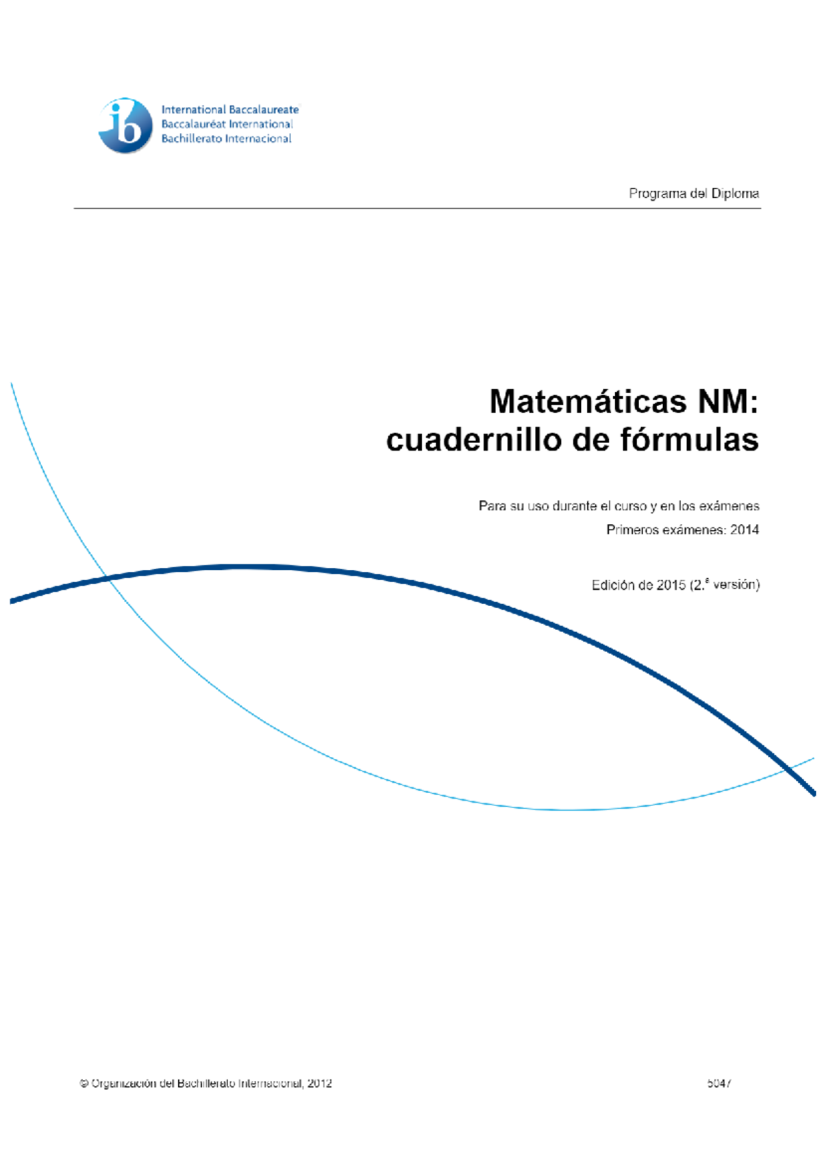 2014-Cuadernillo formulas - matematica 202120-SCIU-163 - Studocu