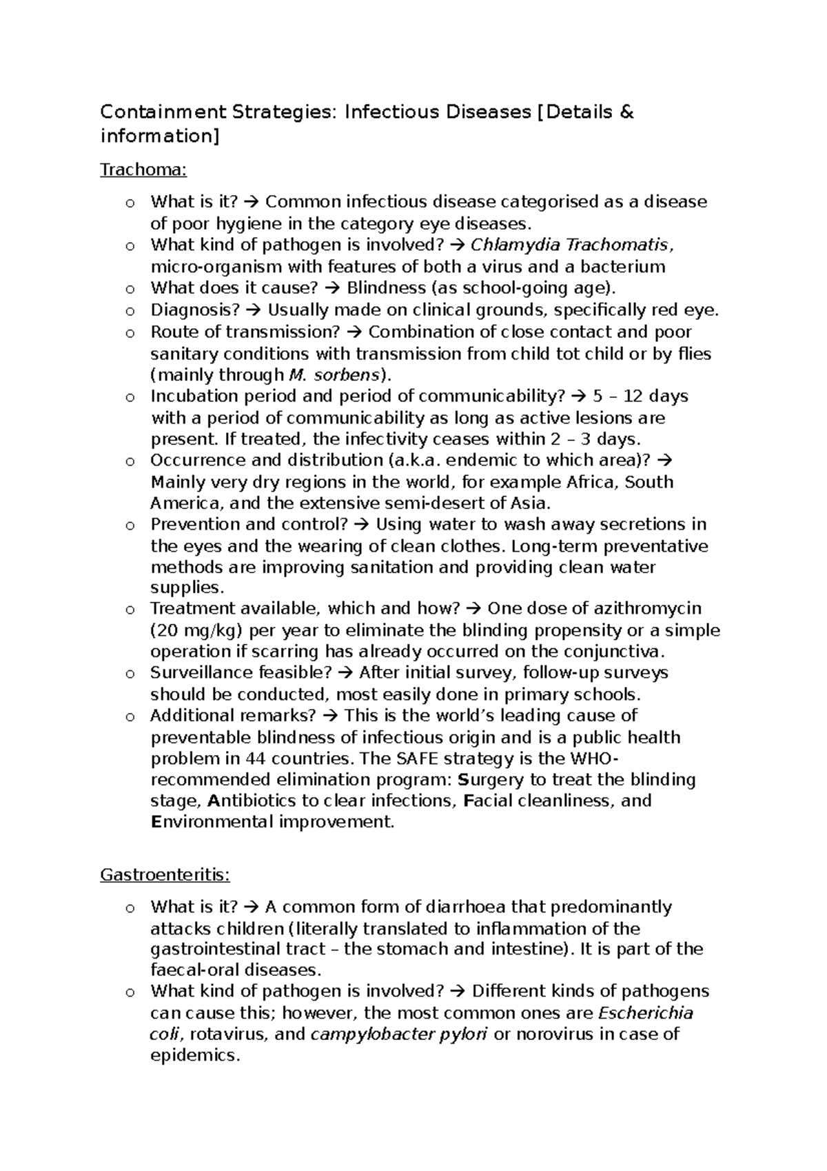 Containment Strategie; Infectious Diseases [Details & information ...