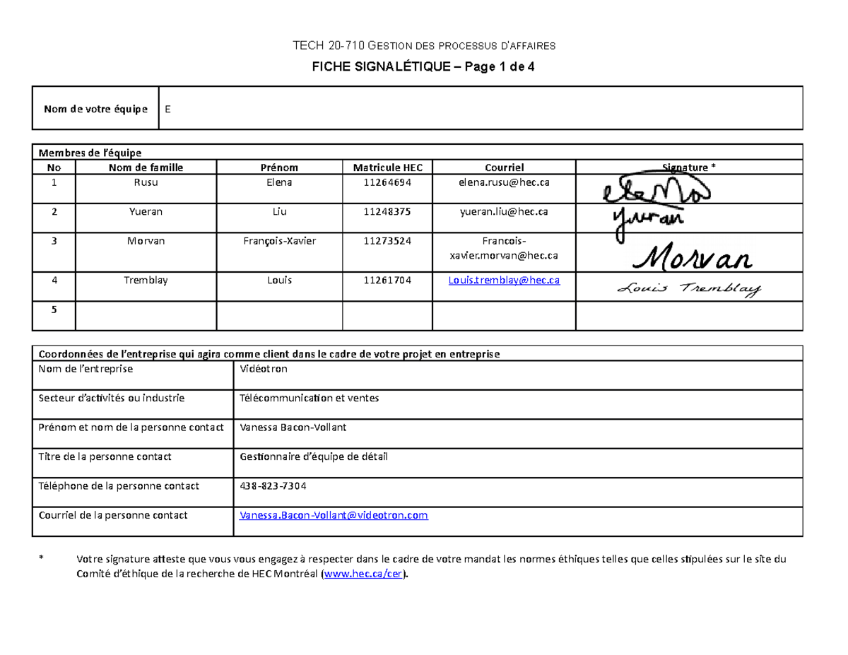 A2021 GPA Fiche Signalétique-1 - 3070615 - HEC Montréal - Studocu