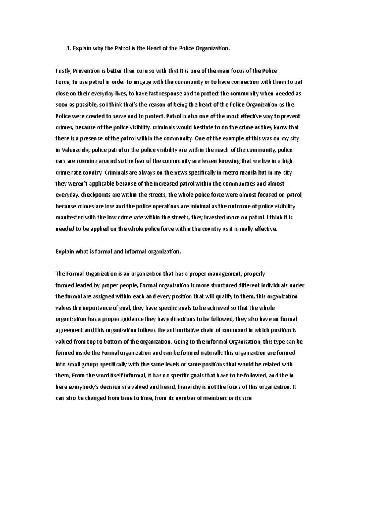 P15 - Lecture English Writing Chap 15 - Explain why the Patrol is the ...