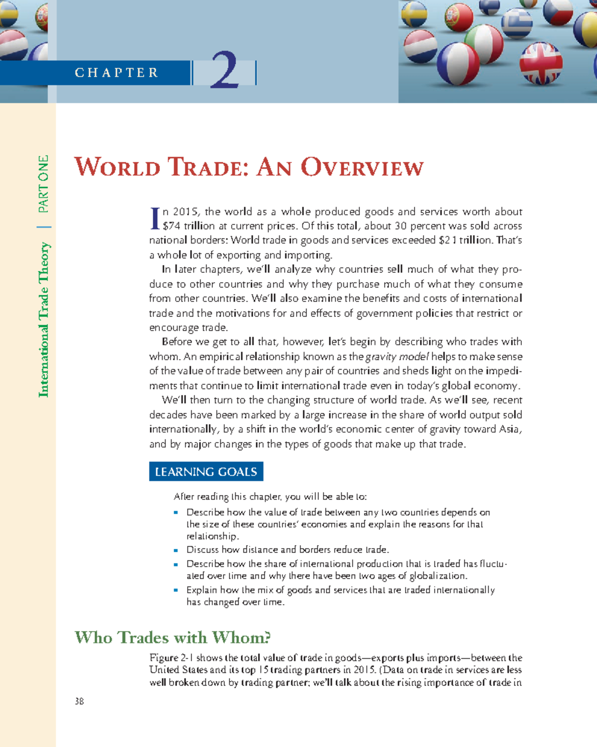 IE-Chapter 2 - You could say that the study of international trade and ...