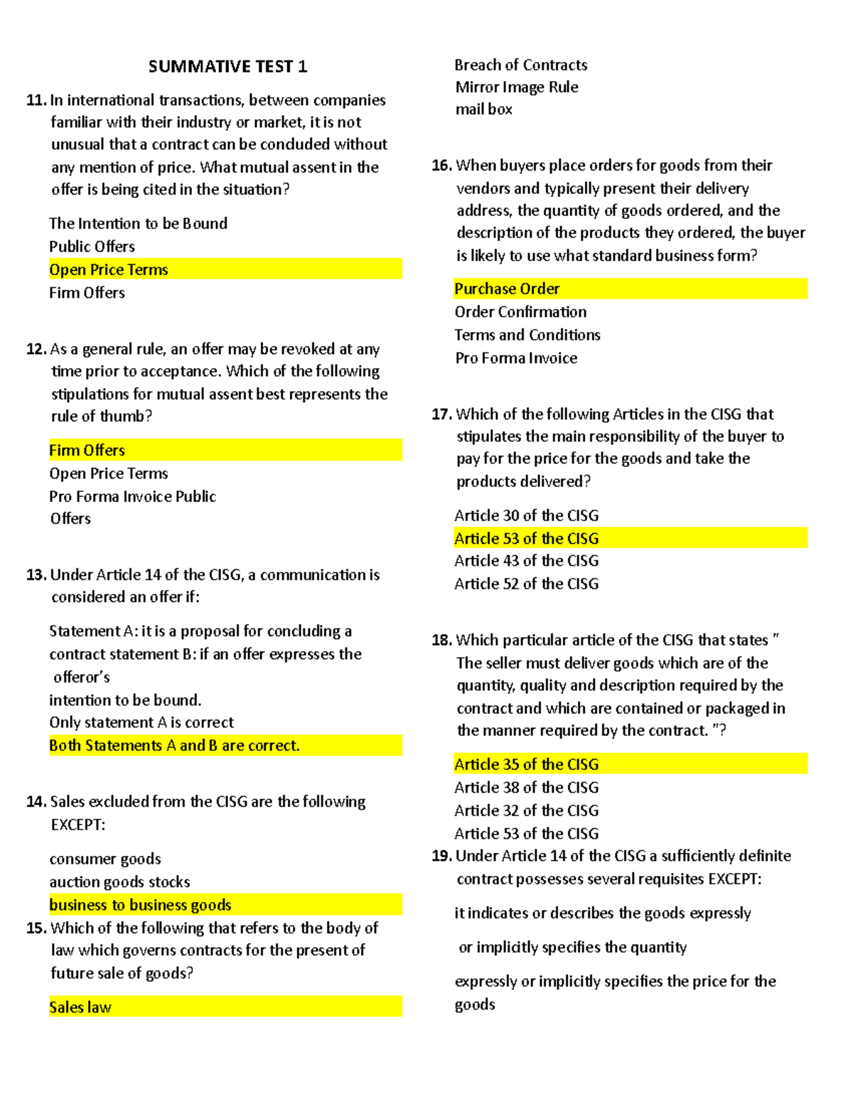 Summative-TEST-1 - This will help million of students - SUMMATIVE TEST ...