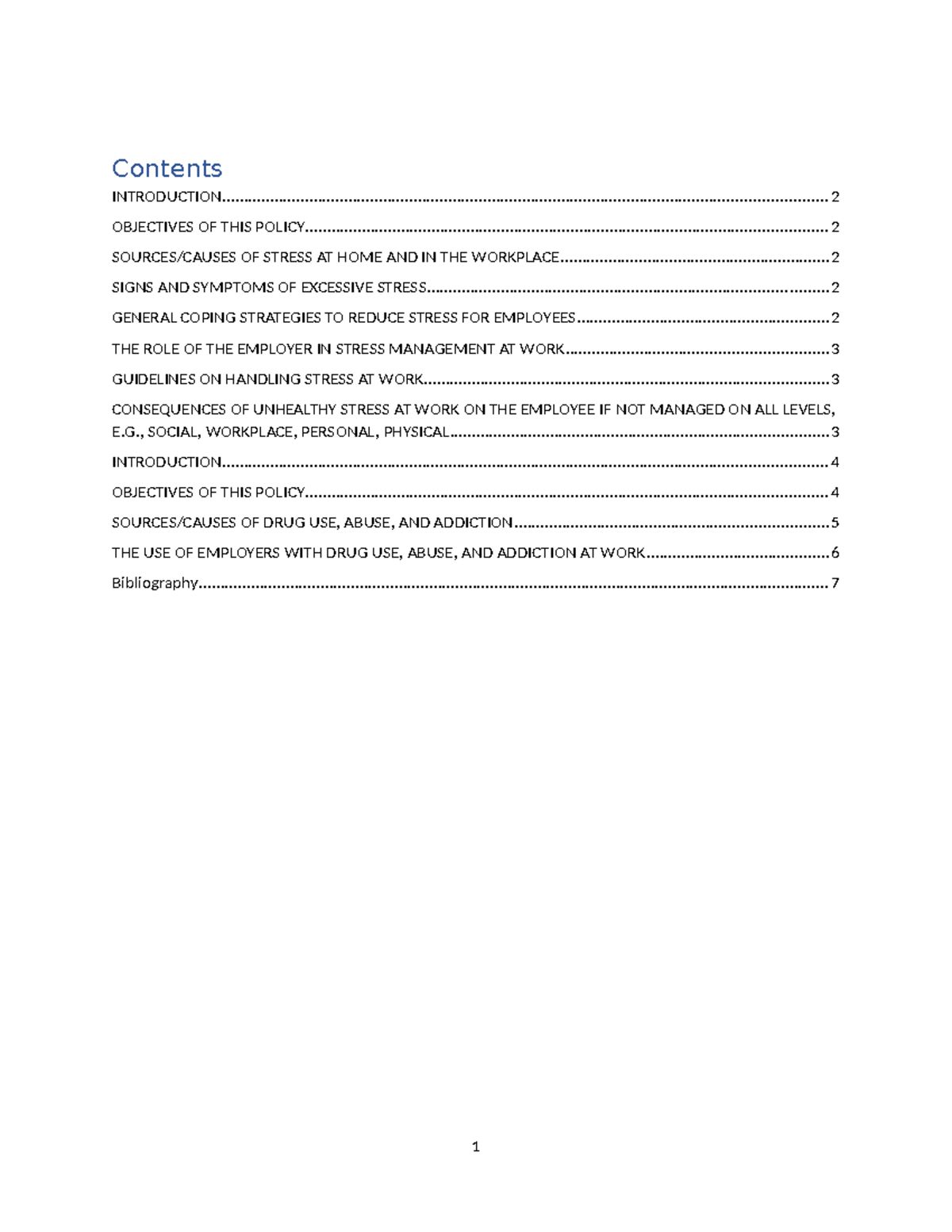 HRM Assignment - Contents - Studocu