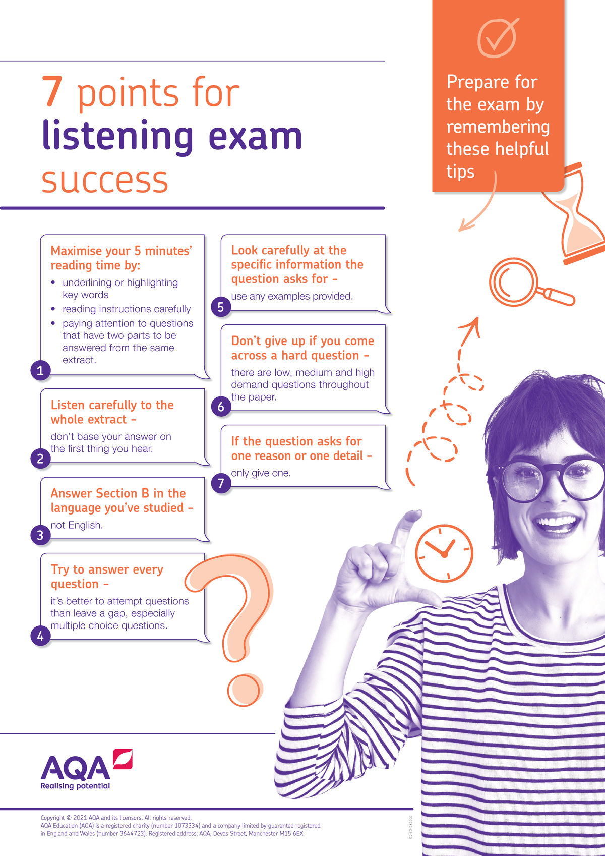 AQA GCSE MFL TG TIPS EXAM Poster - Copyright © 2021 AQA and its ... AQA GCSE MFL TG TIPS EXAM Poster - Copyright © 2021 AQA and its ...