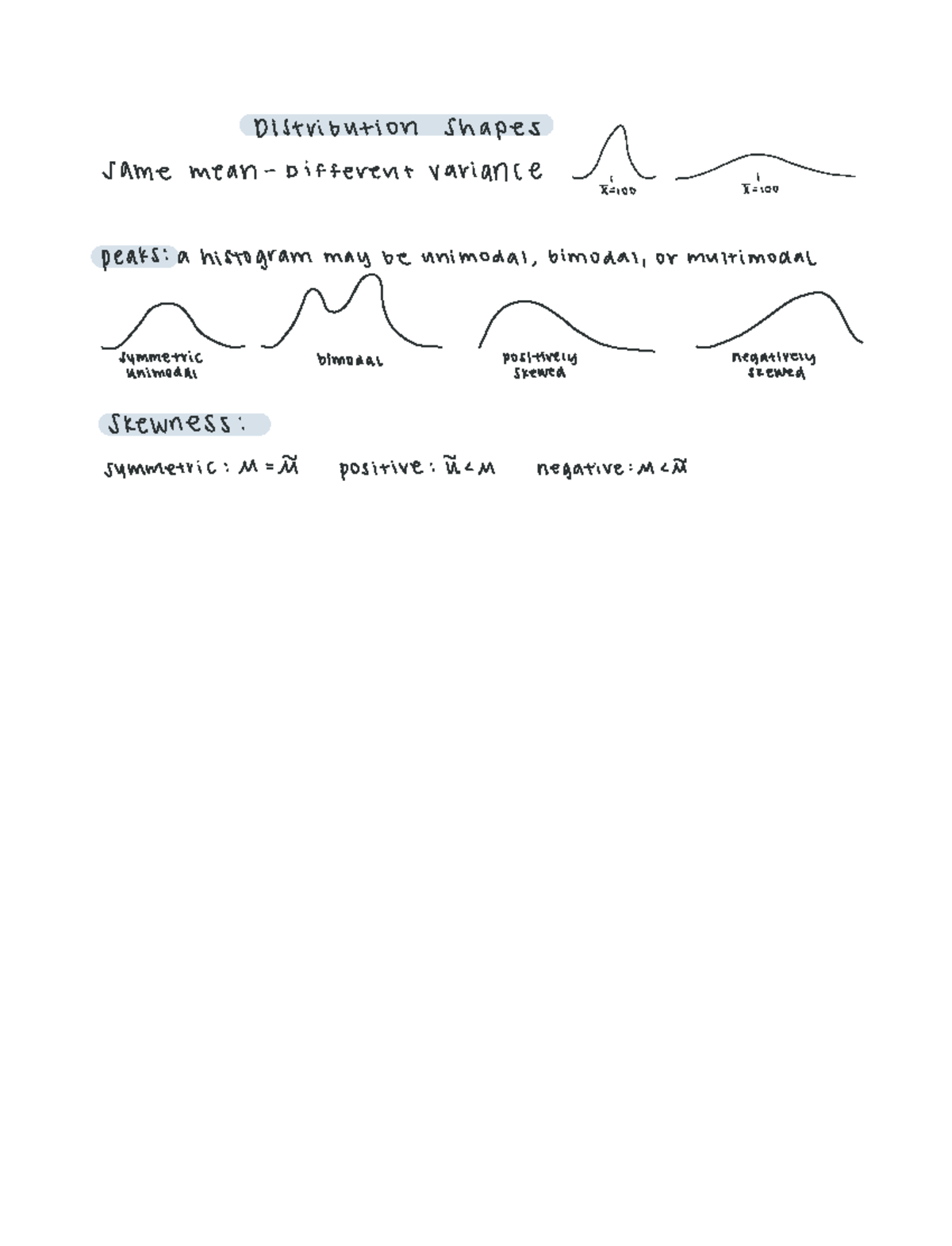CH 6 DAY 2 Distribution Shapes, Stem and Leaf Plots, Discrete ...