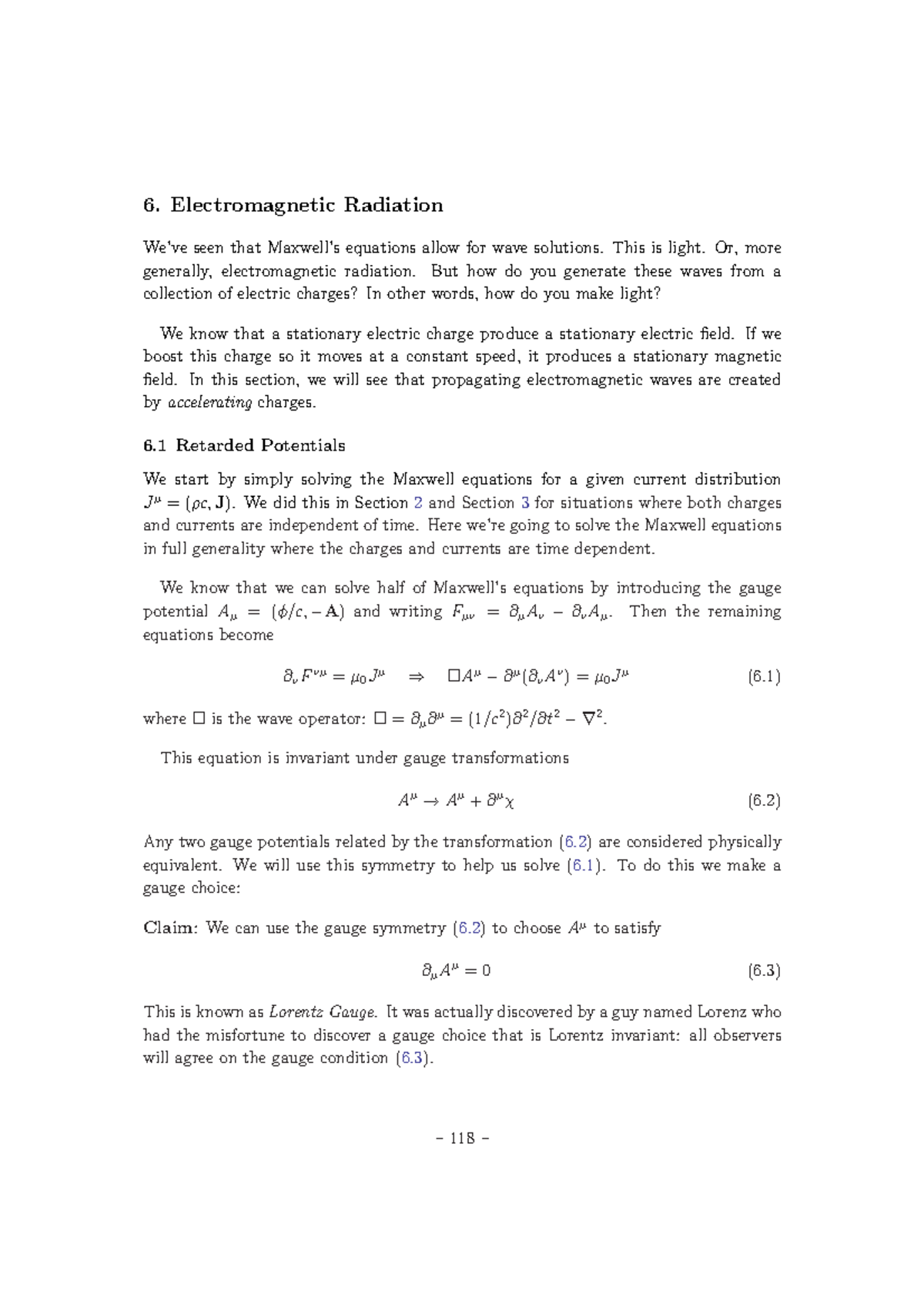Electromagnetism 2014-2015 Lecture 5 - Electromagnetic Radiation - 6 ...