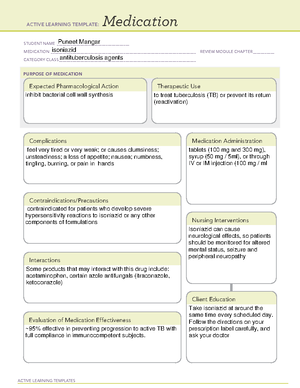 Dexamethasone - ati - ACTIVE LEARNING TEMPLATES Medication STUDENT NAME ...