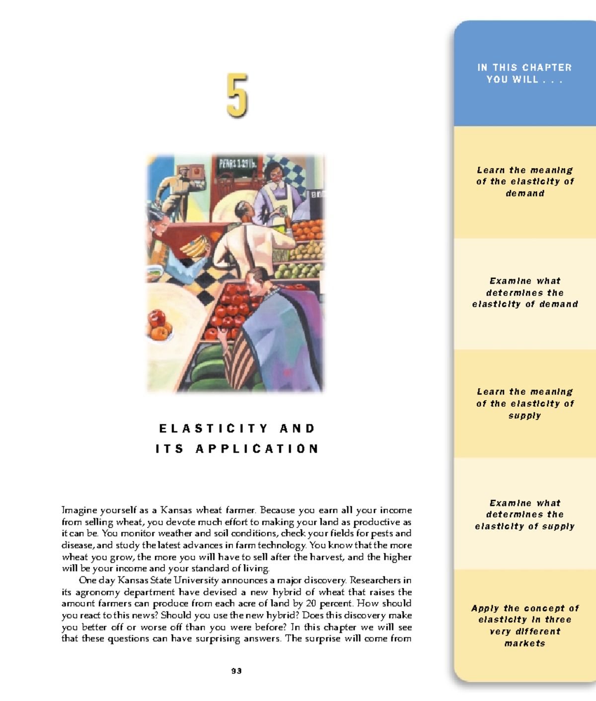 Chapter-5-Elasticity - I N T H I S C H A P T E R Y O U W I L L... A p p ...