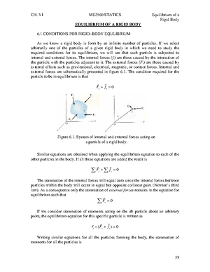 Me 2560 exercises chapter 2 2015 - Statics Chapter II Fall 2015 ...
