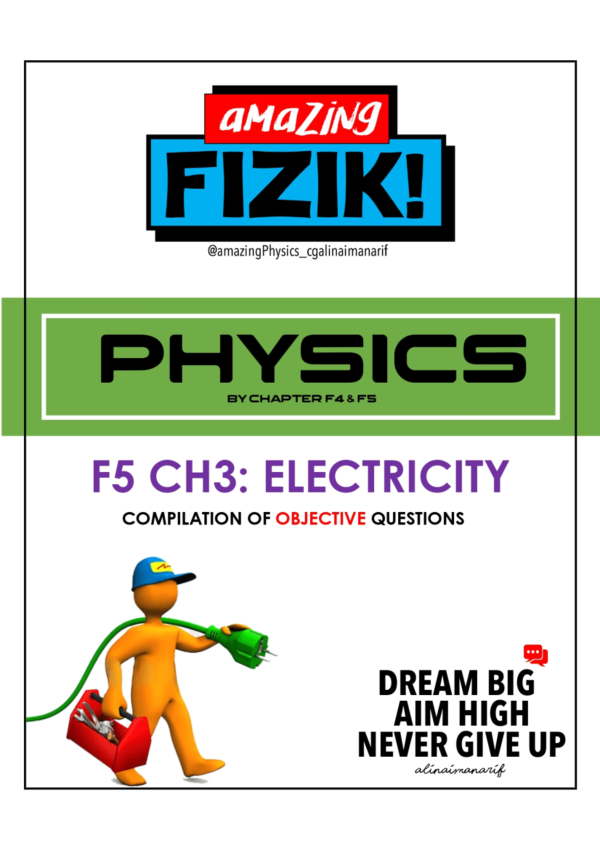 F5 CH3 Electricity (answer) - aMaZiNg FIZIK! @amazingPhysics_cgalinaimanarif PHYSICS BYCHAPTER ...