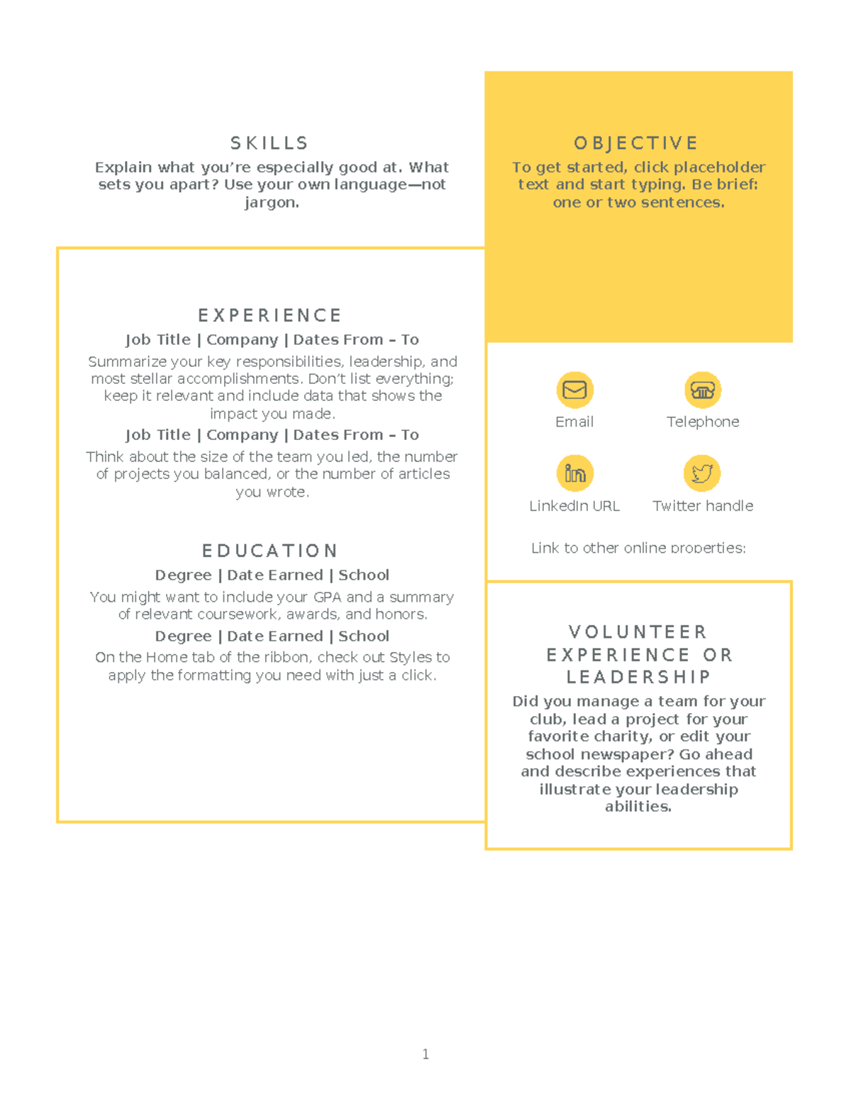 Skills - skill sheet - S K I L L S Explain what you’re especially good ...