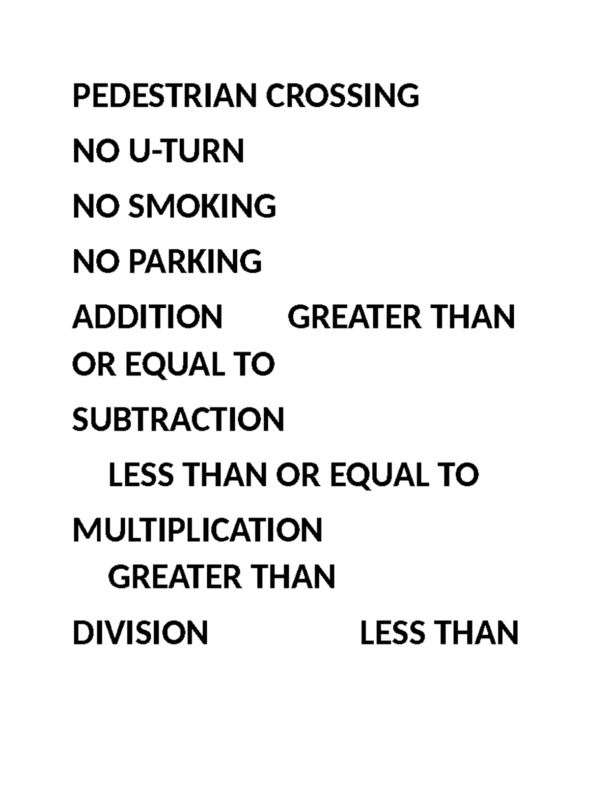 Pedestrian Crossing - EXAMPLE - BSEd-Mathematics - PEDESTRIAN CROSSING ...