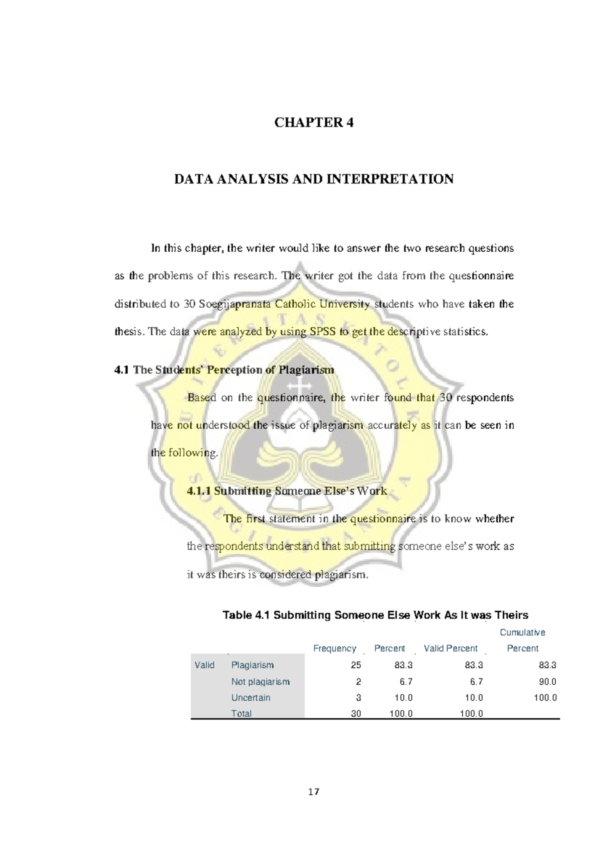 16.J1.0043 ARBY Hermawan Hartanto (8.41)..pdf BAB IV - CHAPTER 4 DATA ANALYSIS AND ...