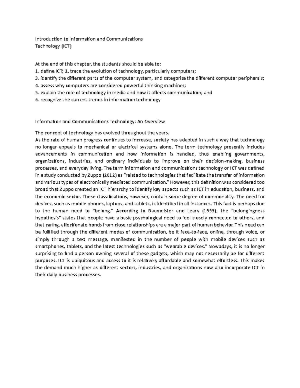 Inbound 1854165541594642311 - Introduction to Information and Communications Technology (ICT) At ...