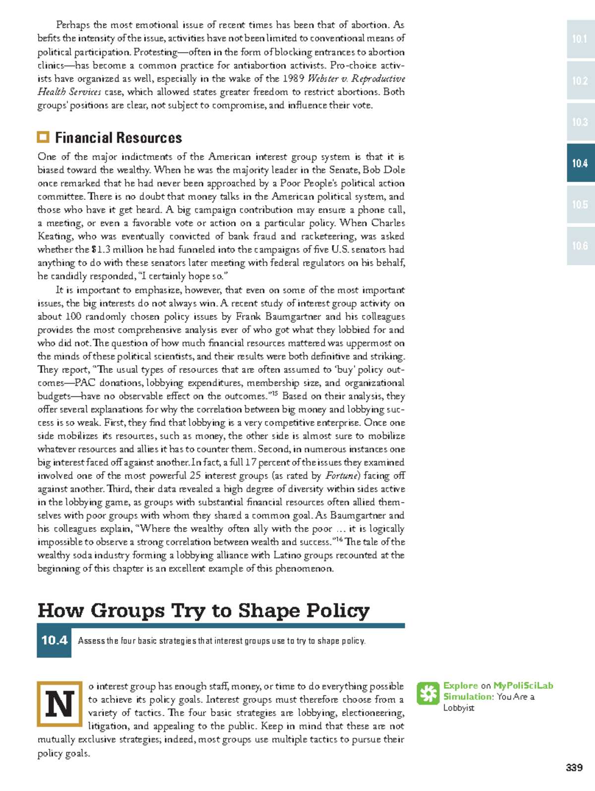 How Interest Groups Influence Policy Excerpt - ####### 10. ####### 10 ...