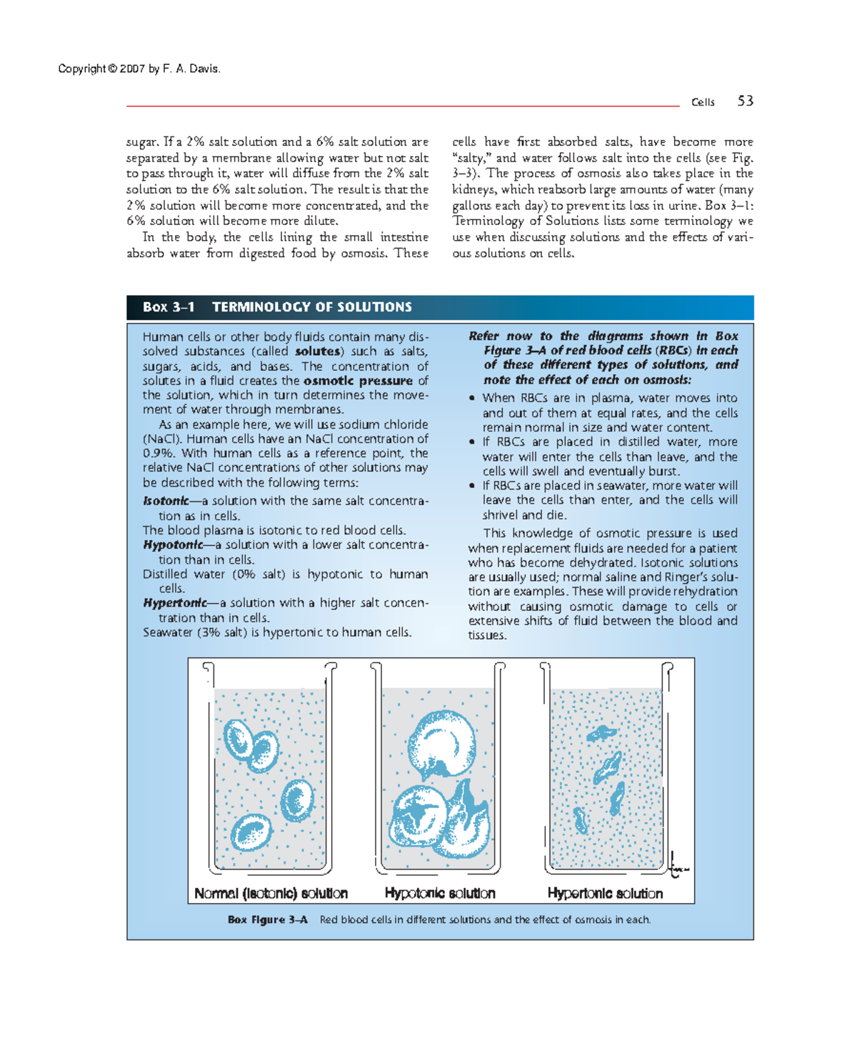 Anatomy and Physiology - sugar. If a 2% salt solution and a 6% salt ...