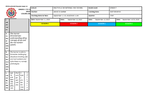 G7 Q1 WEEK 04 - Lesson Guide - GRADE 1 to 12 DAILY LESSON LOG School ...