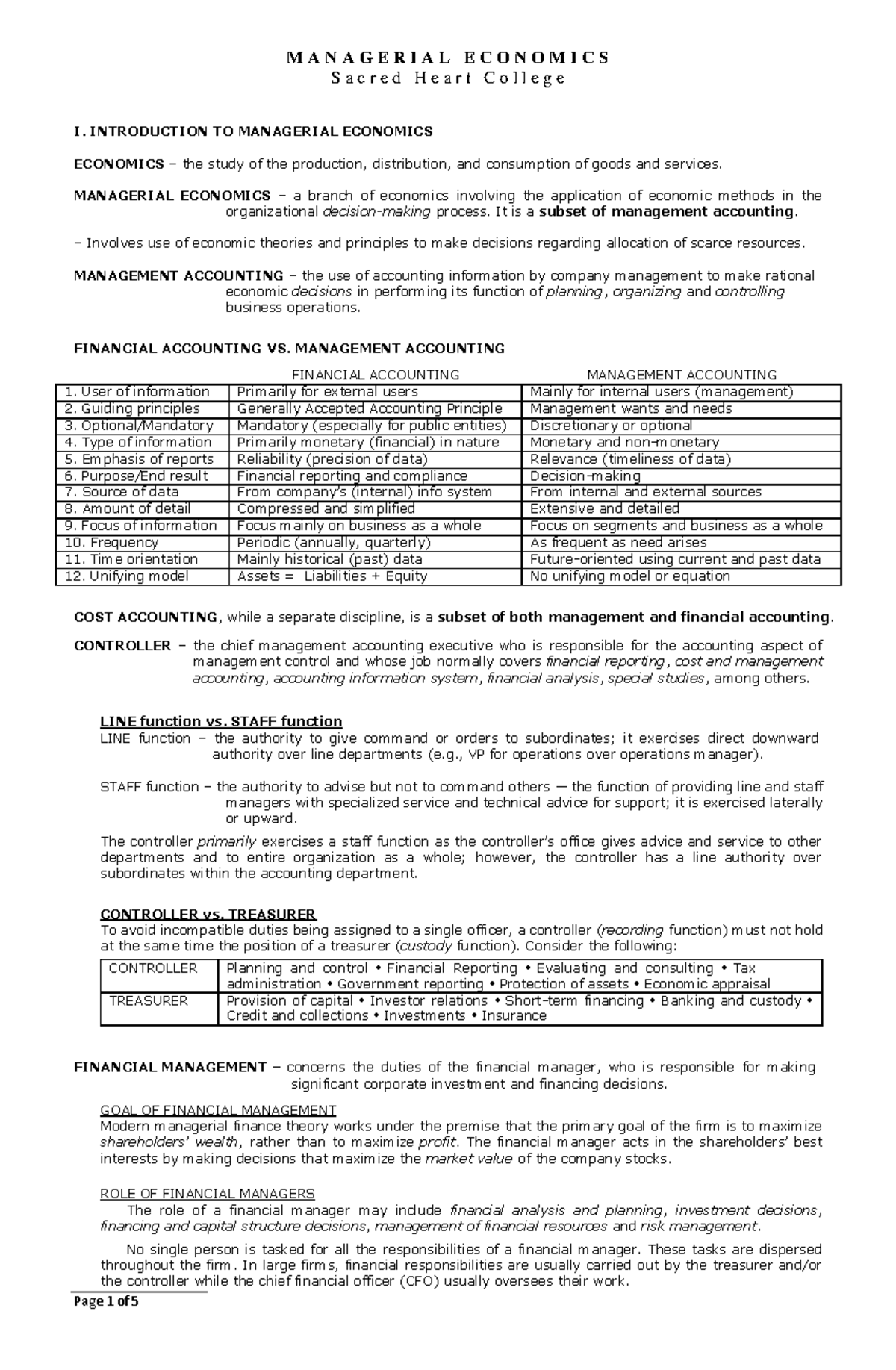 ME-1 Introduction to Managerial Economics-merged - M A N A G E R I A L ...