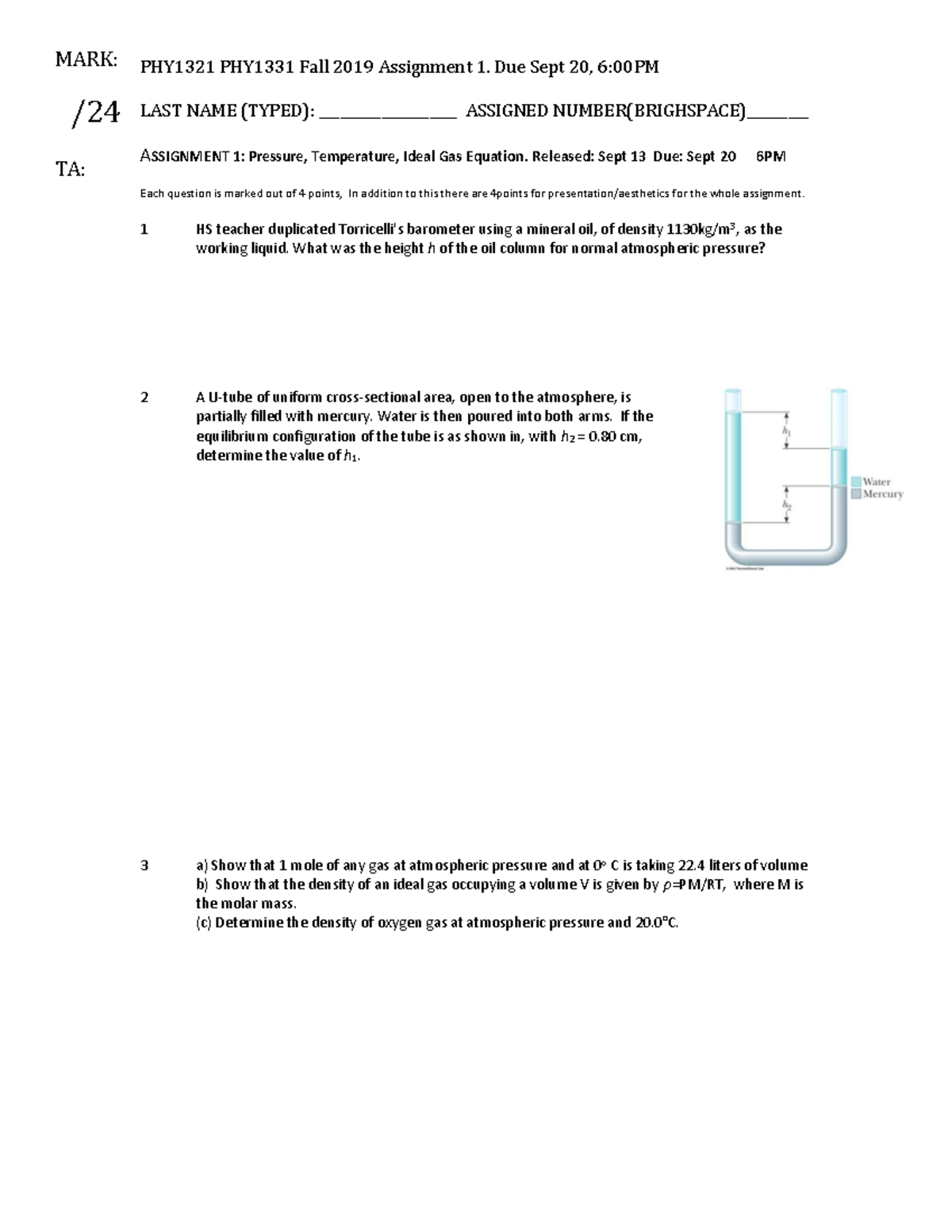 Assignment 1 Phy1321 Warning Tt Undefined Function 32 Warning Tt Undefined Function 32