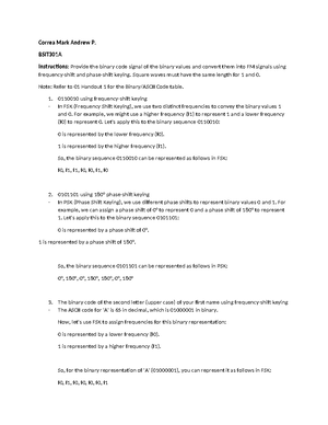 05 Task Performance 1 Data and Digital Communications - Data and ...